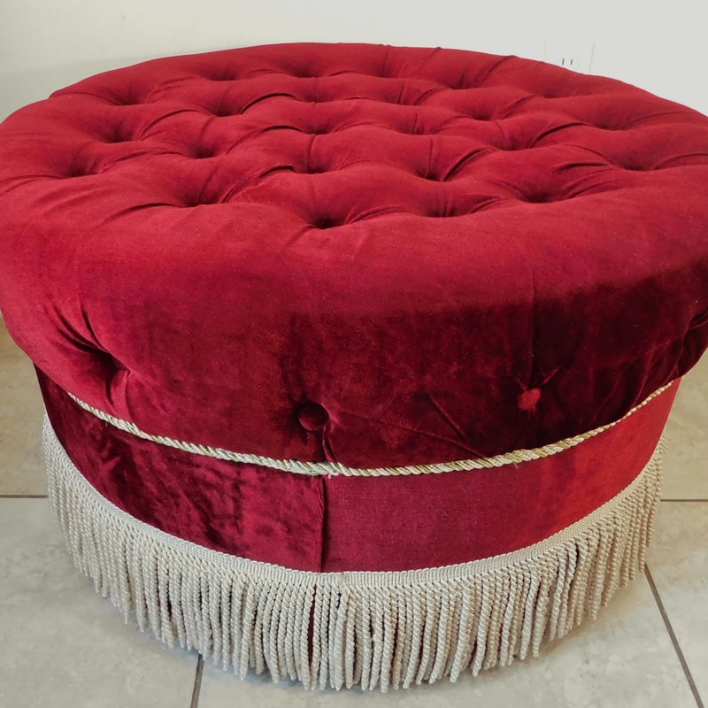 Tufted Ottoman - Etsy