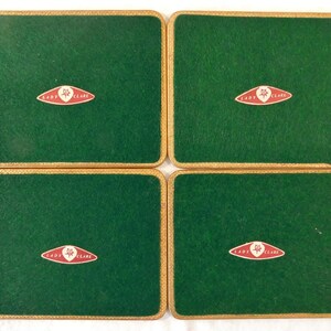 Vintage Mid Century Lady Clare Dublin Ireland Souvenir Coasters Orig ...