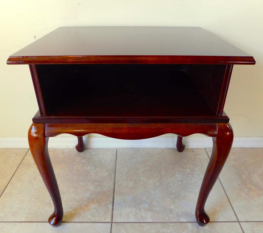 Vintage C1990s Bombay Company Mahogany Wood Side/end Accent Table - Etsy