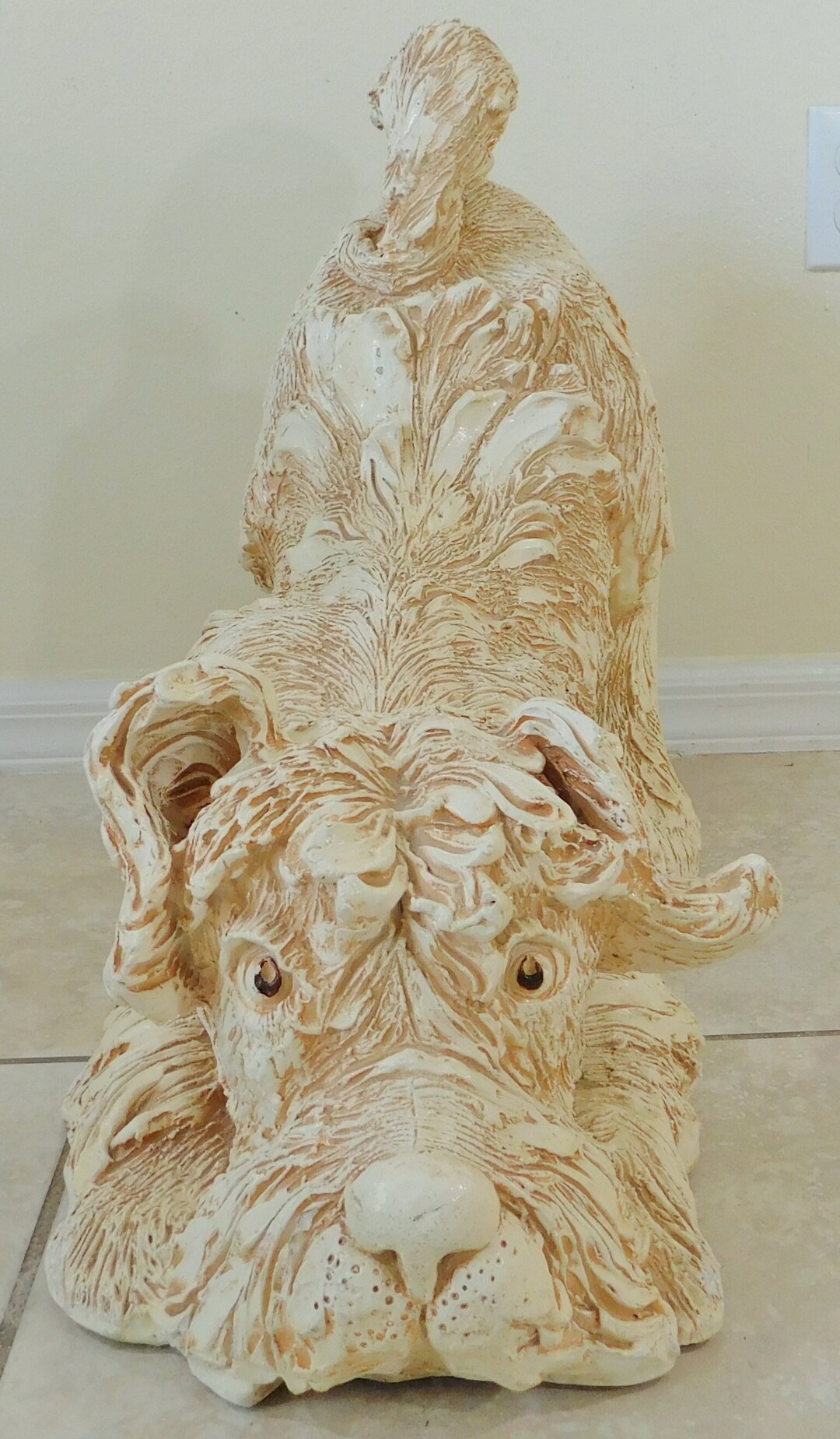 Large 31" Mid-century Jaru California Art Pottery Life Size Puppy Dog ...