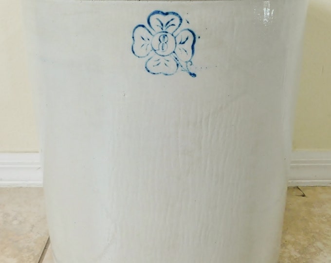 Large Antique 8 Gallon Stoneware Crock - Etsy