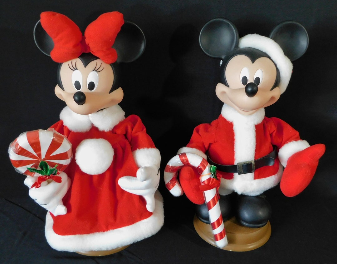 Santa's Best Disney Mickey & Minnie Mouse Christmas - Etsy