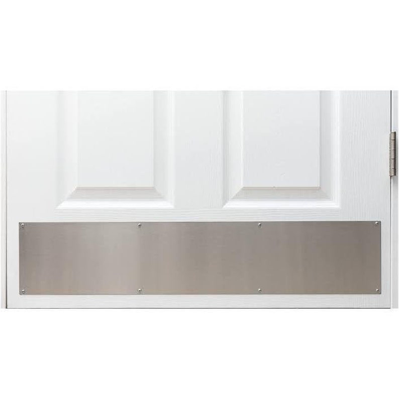 Door Protection Kick Plate | 20 Gauge 304 Stainless Steel Door Push ...