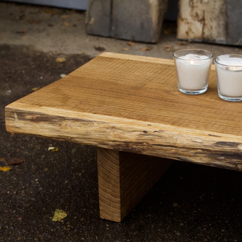 Raw Wood Coffee Table - Etsy