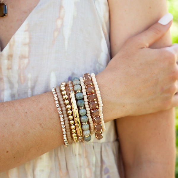 Layered Bracelets - Etsy