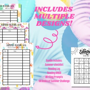 Kids Summer Printable Bundle - Etsy