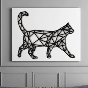 Cat Pattern DXF File for Laser Cutting and CNC Router Machine, Laser ...