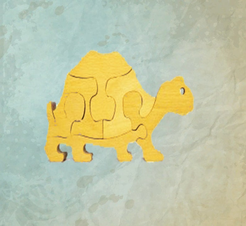 Laser Cut Wooden Puzzle, Puzzles for Kids DXF SVG DWG File. 9 Pieces ...