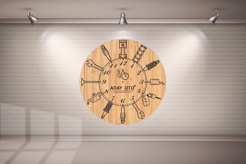 Wall Clock DXF File for Laser Cut and CNC Router Machine, Laser Cut Clock Dxf File - Etsy