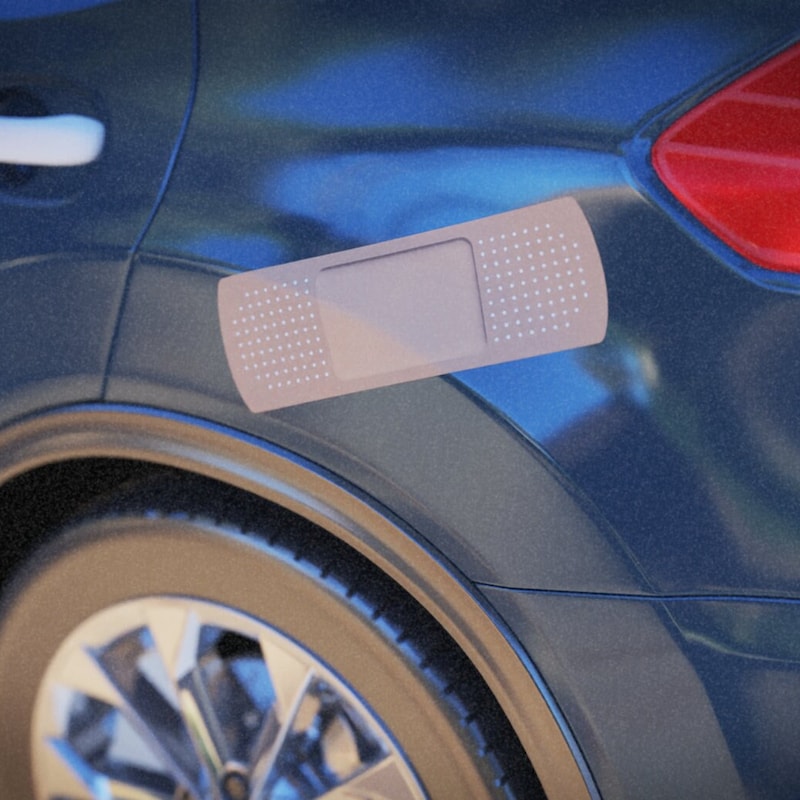 Large Bandaid Car Decal - Etsy