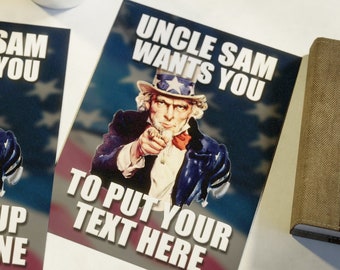 UNCLE SAM DECAL Car Vinyl Decal Sticker Custom Vinyl Decal Stickers ...