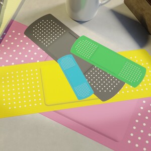 Colorful Car Bandage Decal / Large Vinyl Bandage Sticker for Vehicle - Etsy