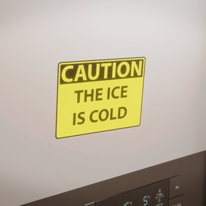 Caution Custom Decal or Magnet / Custom Caution Message / Caution ...