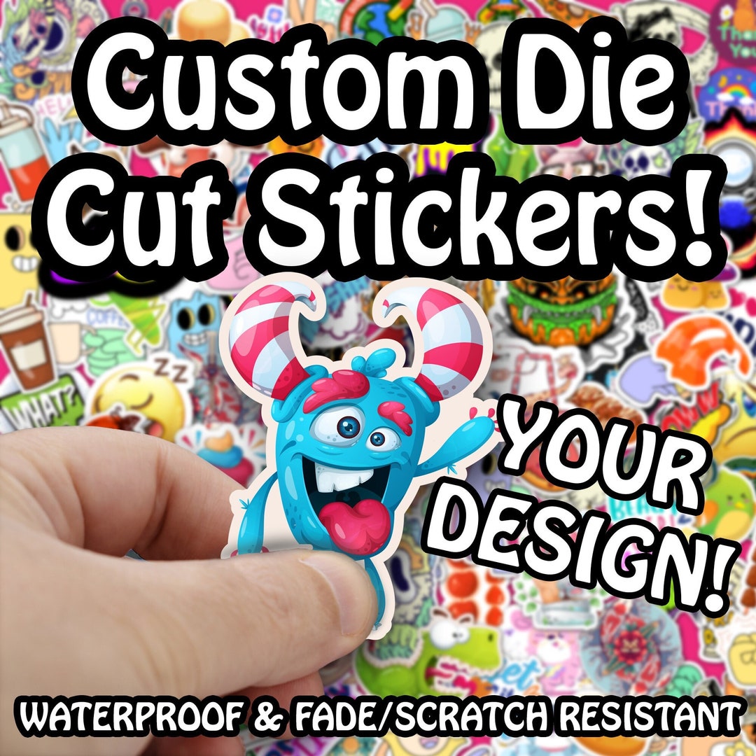 Custom Die Cut Stickers / Custom Vinyl Stickers / Custom Decals ...