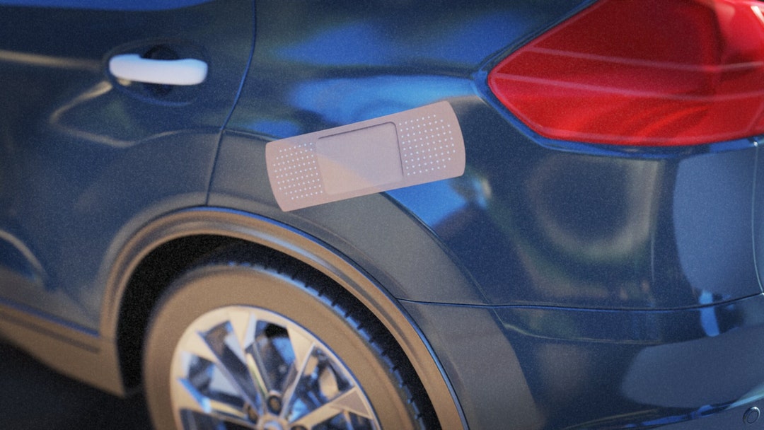 Car Bandage Decal / Large Vinyl Bandage Sticker for Vehicle - Etsy