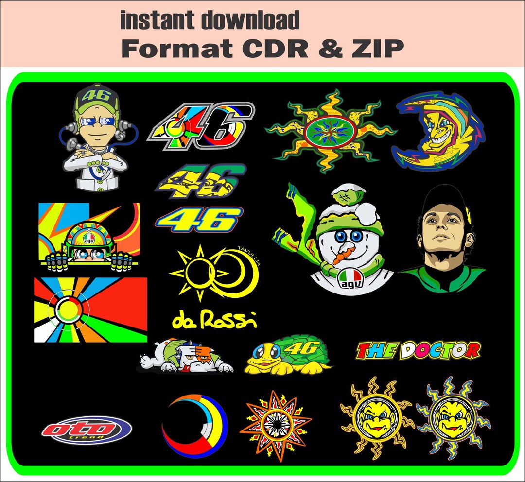 The Doctor #46 Racing Stickers – Instant Download (CDR + ZIP) - Etsy