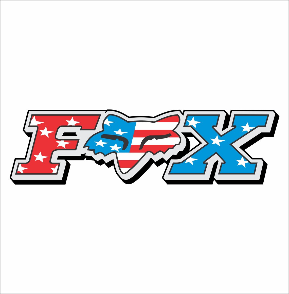8 Images With the Fox Racing Vector Theme / Instant Download / Print ...
