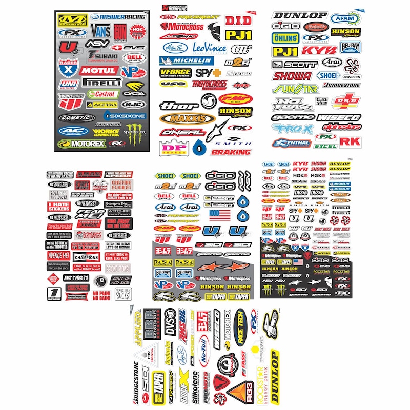 Motorcycle Brand Decal - Etsy