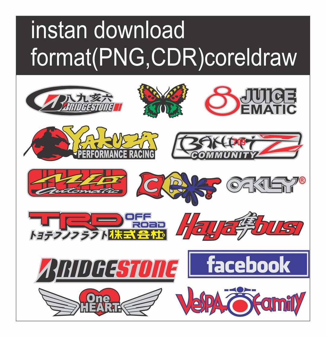 Japanese Style Racing Decal Samurai Vinyl Sticker Waterproof Car ...