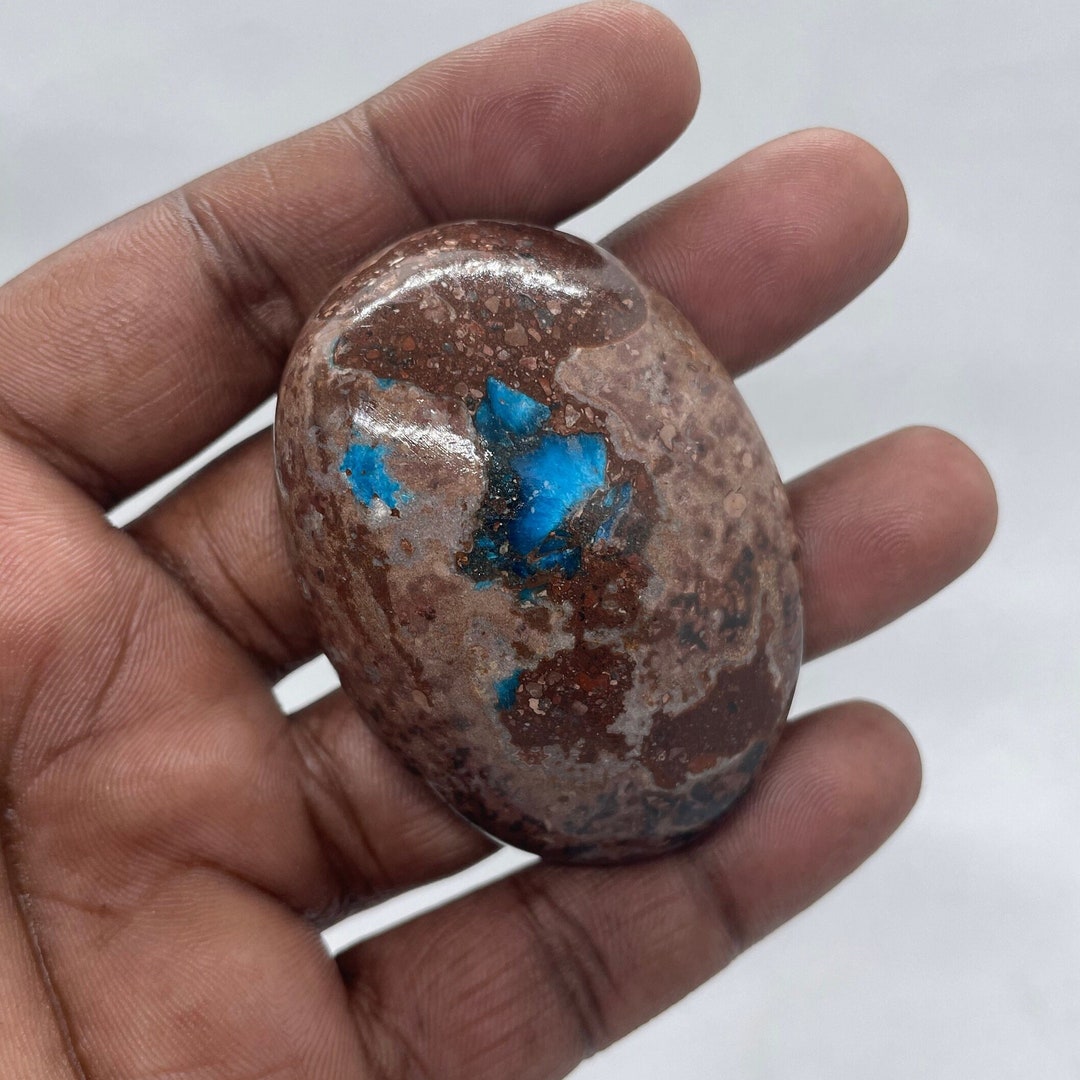 Cavansite Gemstone, Natural Cavansite Cabochon, AAA+ Quality Cavansite ...