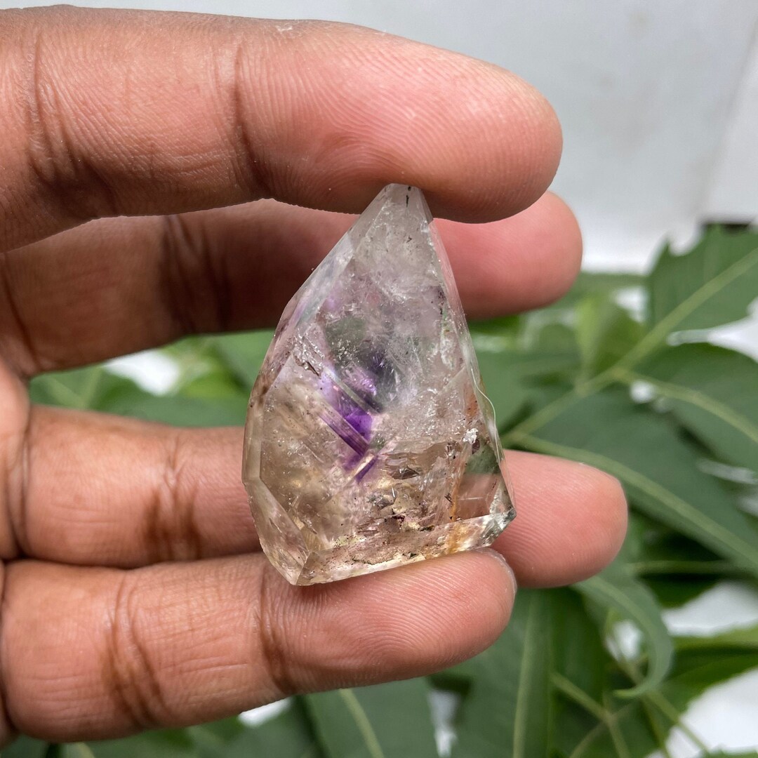 Melody Stone Super 7 Elestial, Crystal Point,premium-raw Super Seven ...