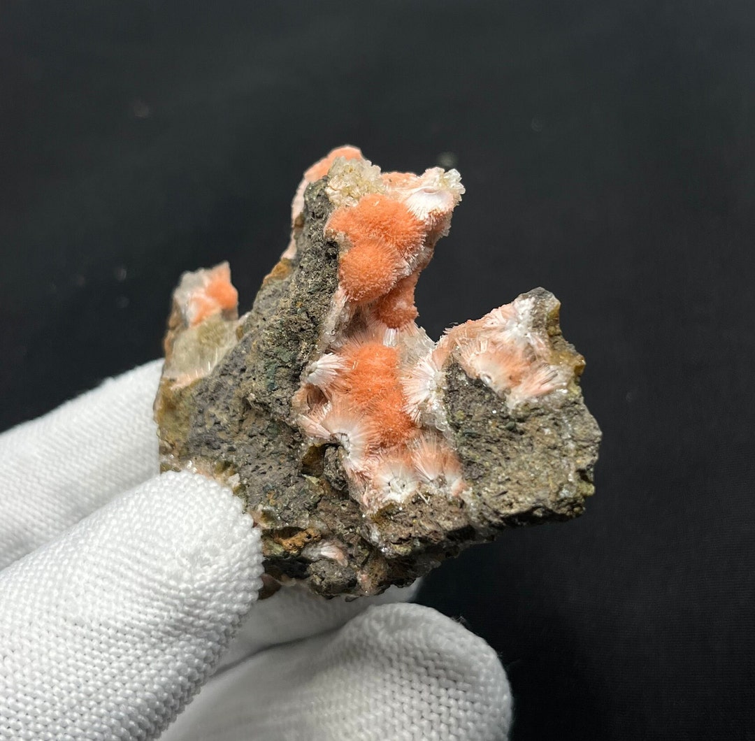 Beautifull Orange Thomsonite , Rare Find From India - Rare Mineral ...