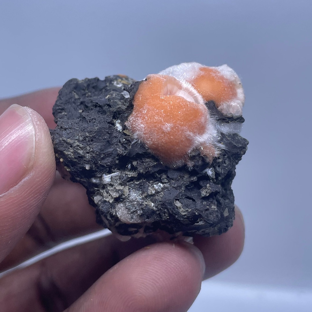 Beautifull Orange Thomsonite , Rare Find From India - Rare Mineral ...