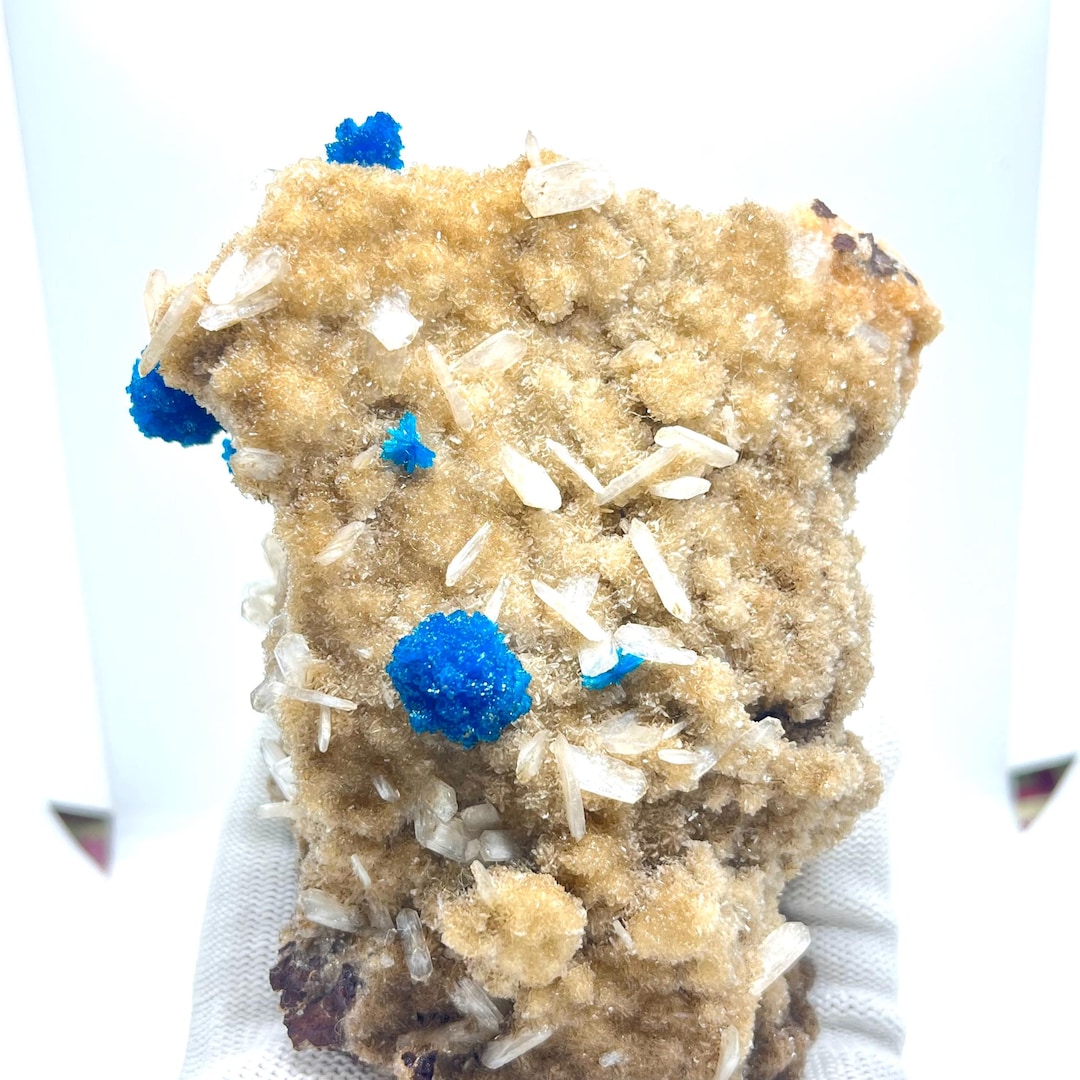 Big & Rare Deep Blue Natural Cavansite Balls/cavensite Crystal on ...