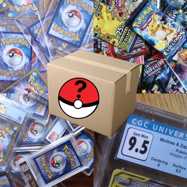 Pokemoncards Mystery Box - Etsy