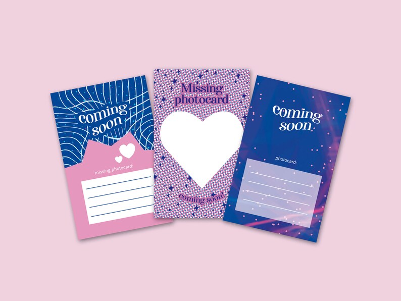 Kpop Photocard Binder Filler Placeholder Insert for Album - Etsy
