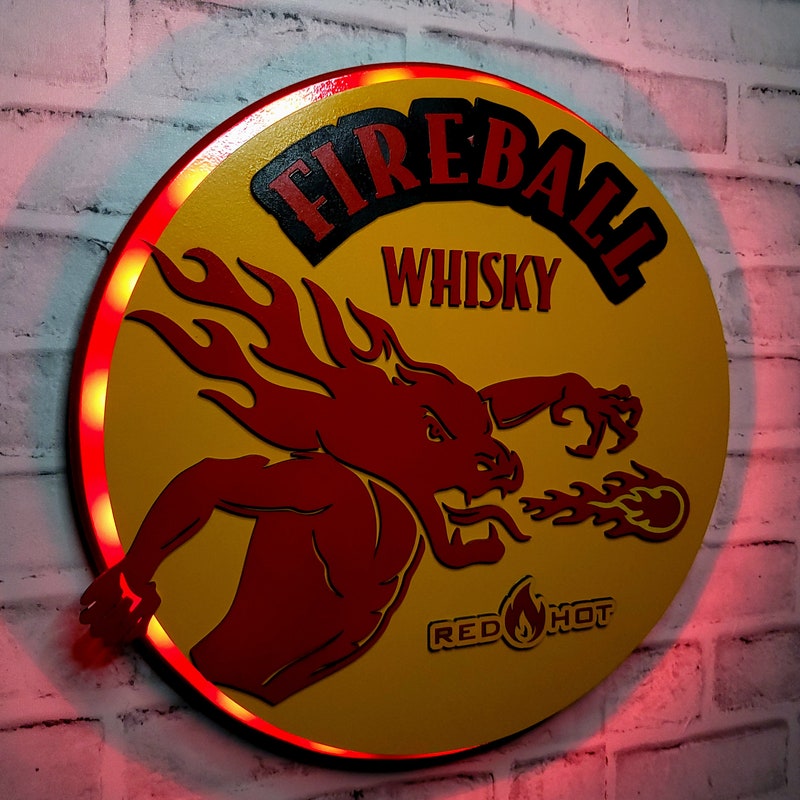 Fireball Whiskey - Etsy