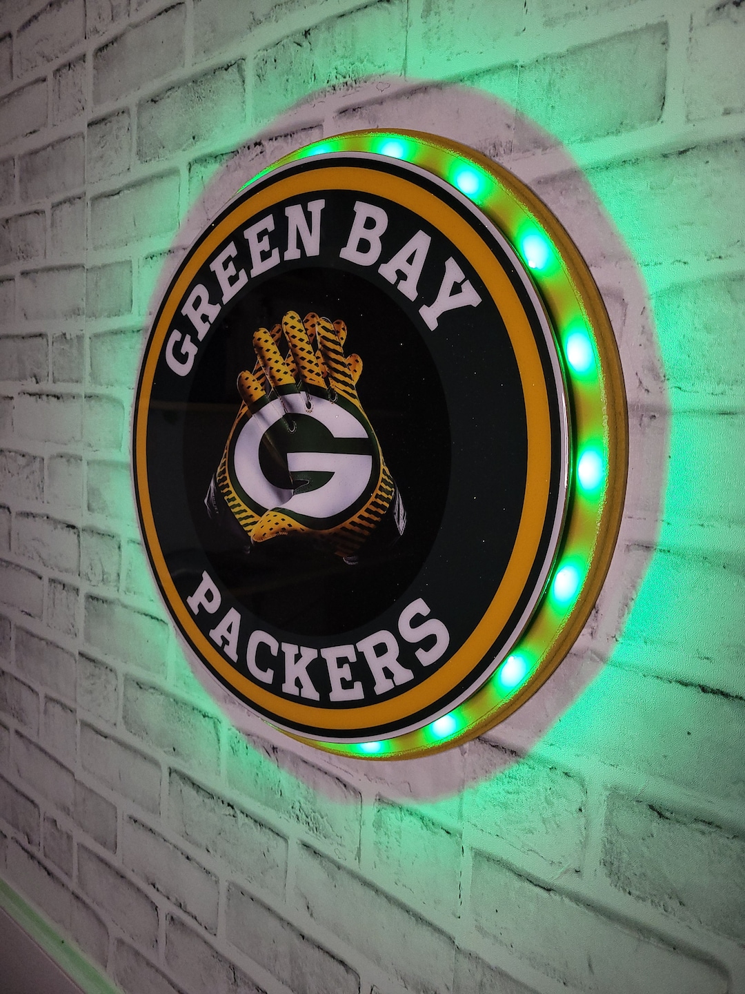 PACKERS LED Lighted Wall Art With Remote - Etsy