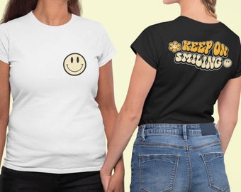 Keep Smiling T Shirt - Etsy