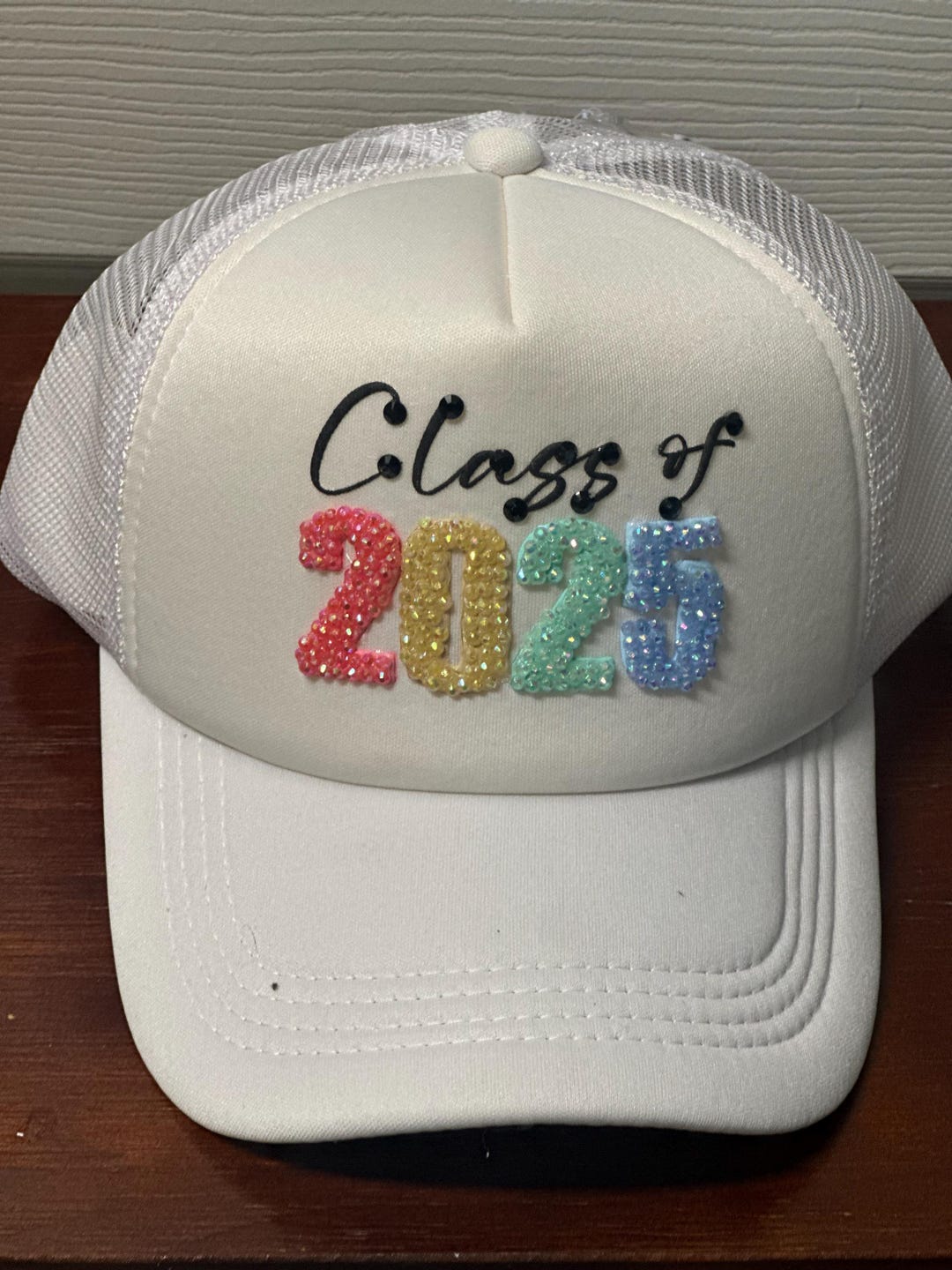 Class of 2025 Bedazzled Trucker Hat - Etsy