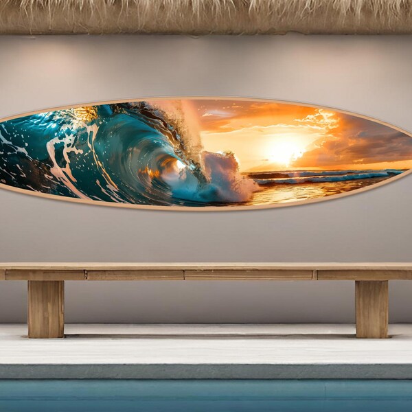 Surf Board Wall Decor - Etsy