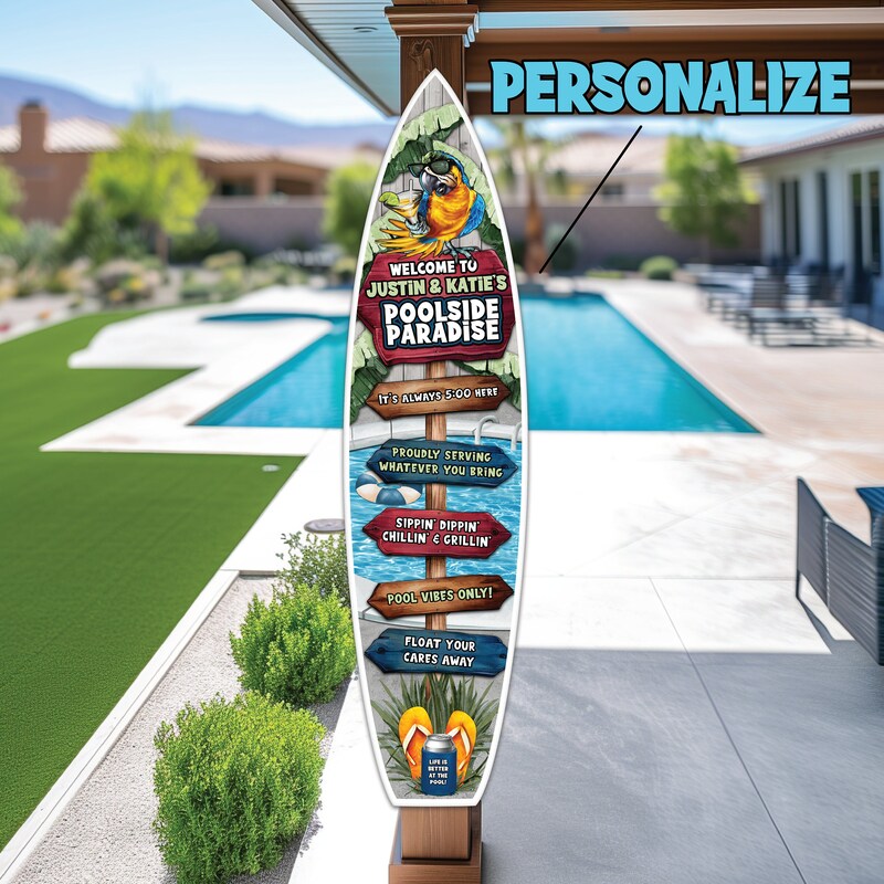 Surfboard Sign - Etsy