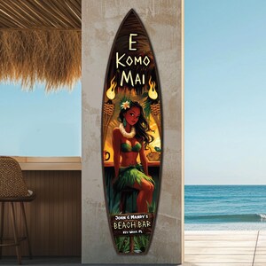 Tiki Bar/beach Bar Sign, Personalized Outdoor Decorative Wooden ...