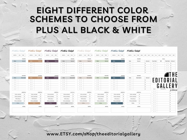 Digital Budget Planner Goodnotes | Undated Finance Planner, Spending ...