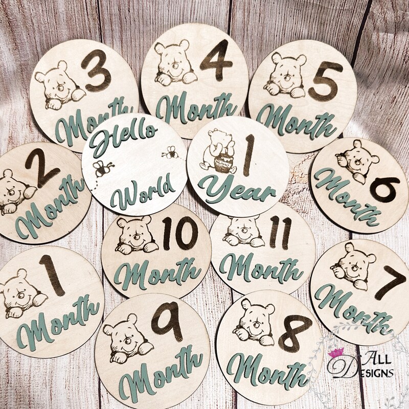 Baby Month Signs - Etsy