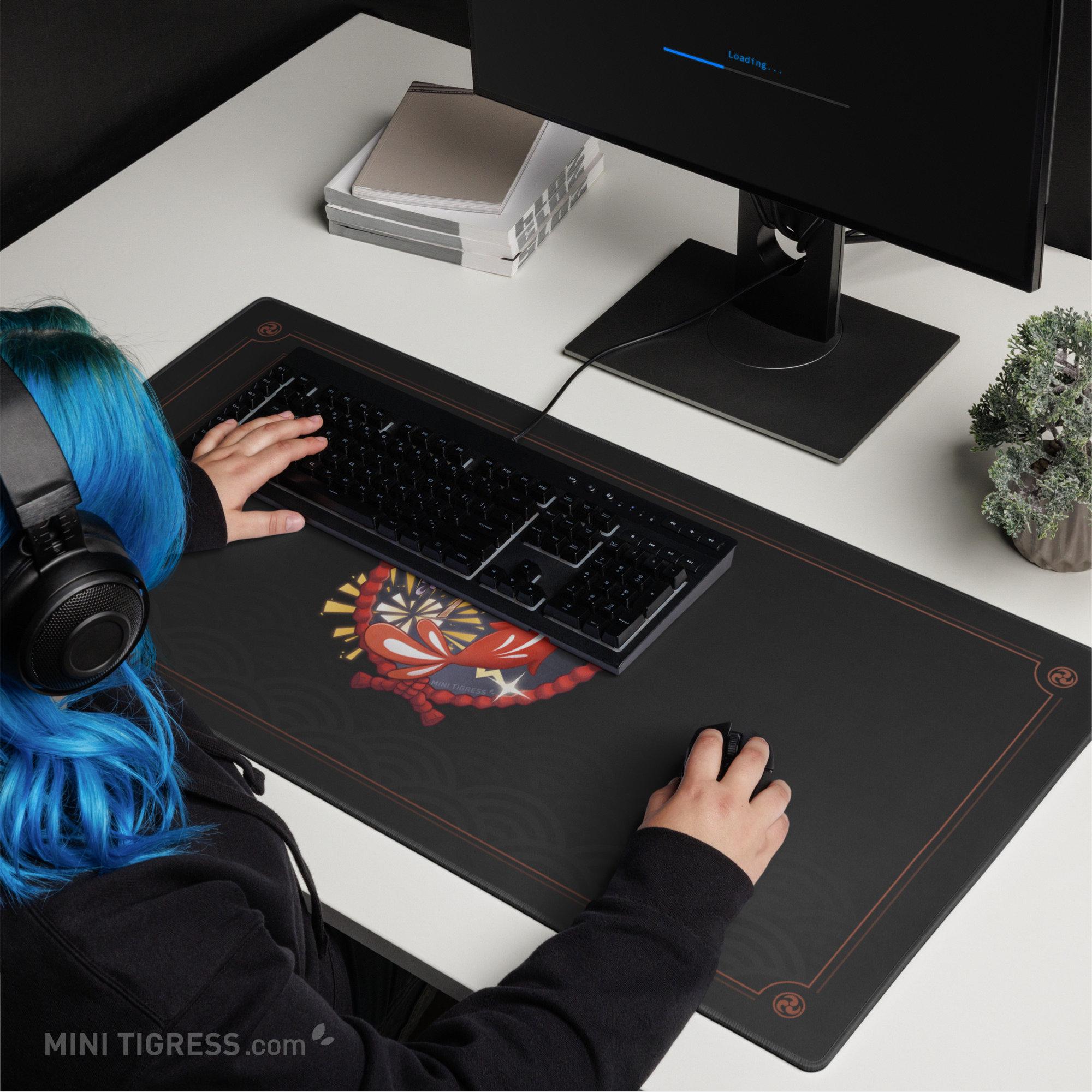 Yoimiya-inspired Genshin Impact Desk Mat | Large Gaming Mouse Pad in ...