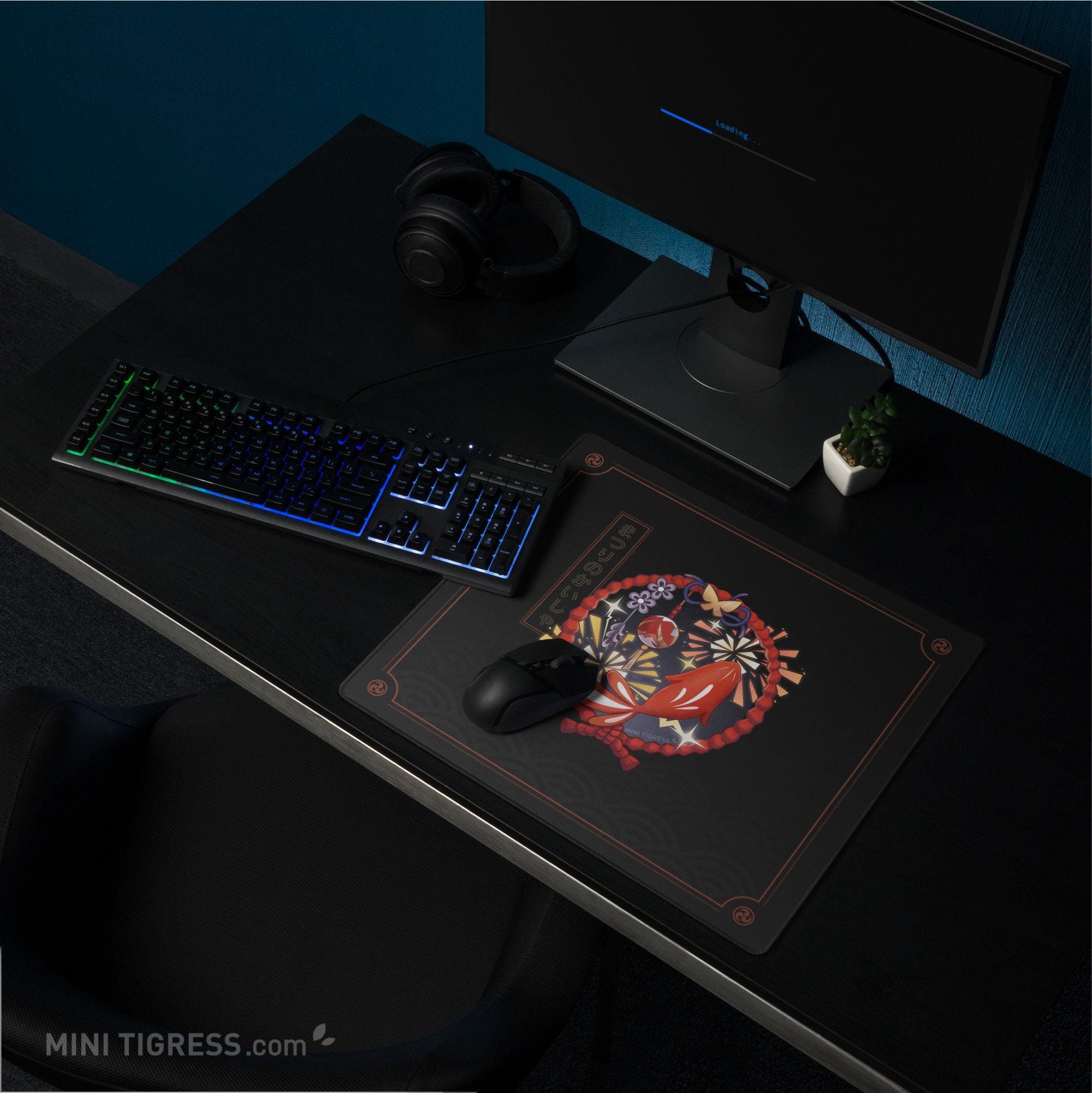Yoimiya-inspired Genshin Impact Desk Mat | Large Gaming Mouse Pad in ...