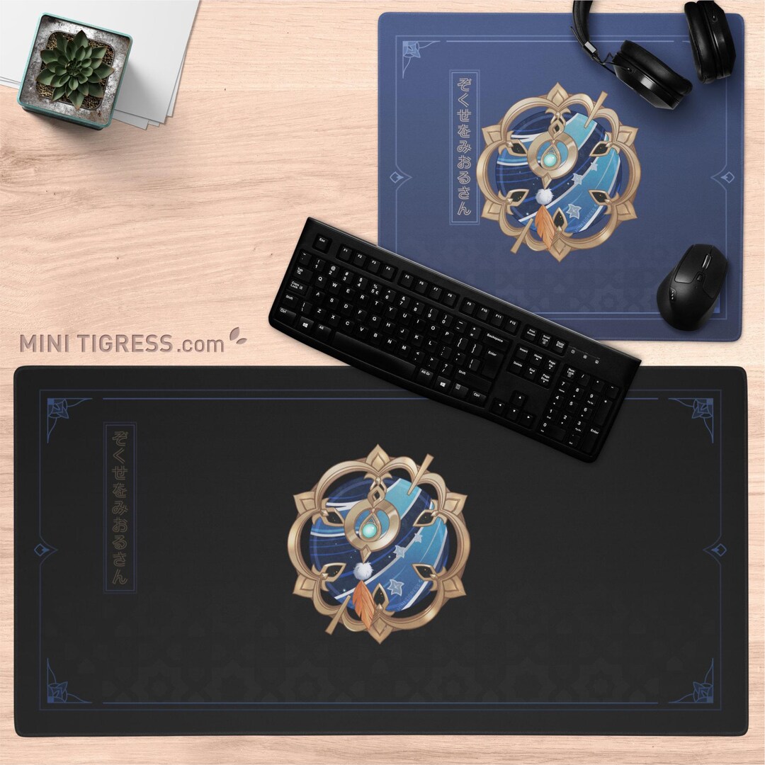 Wanderer-inspired Genshin Impact Desk Mat | Large Gaming Mouse Pad in ...