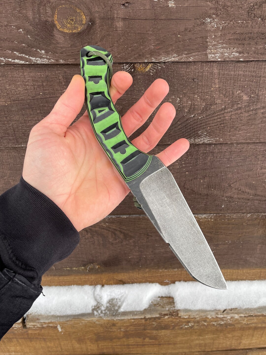 Custom Knife Bushcraft Knife Handmade Yeti Workshop Full Tang - Etsy
