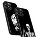 Aesthetic Skeleton Skull Spooky Phone Case iPhone Case Cover for iPhone ...