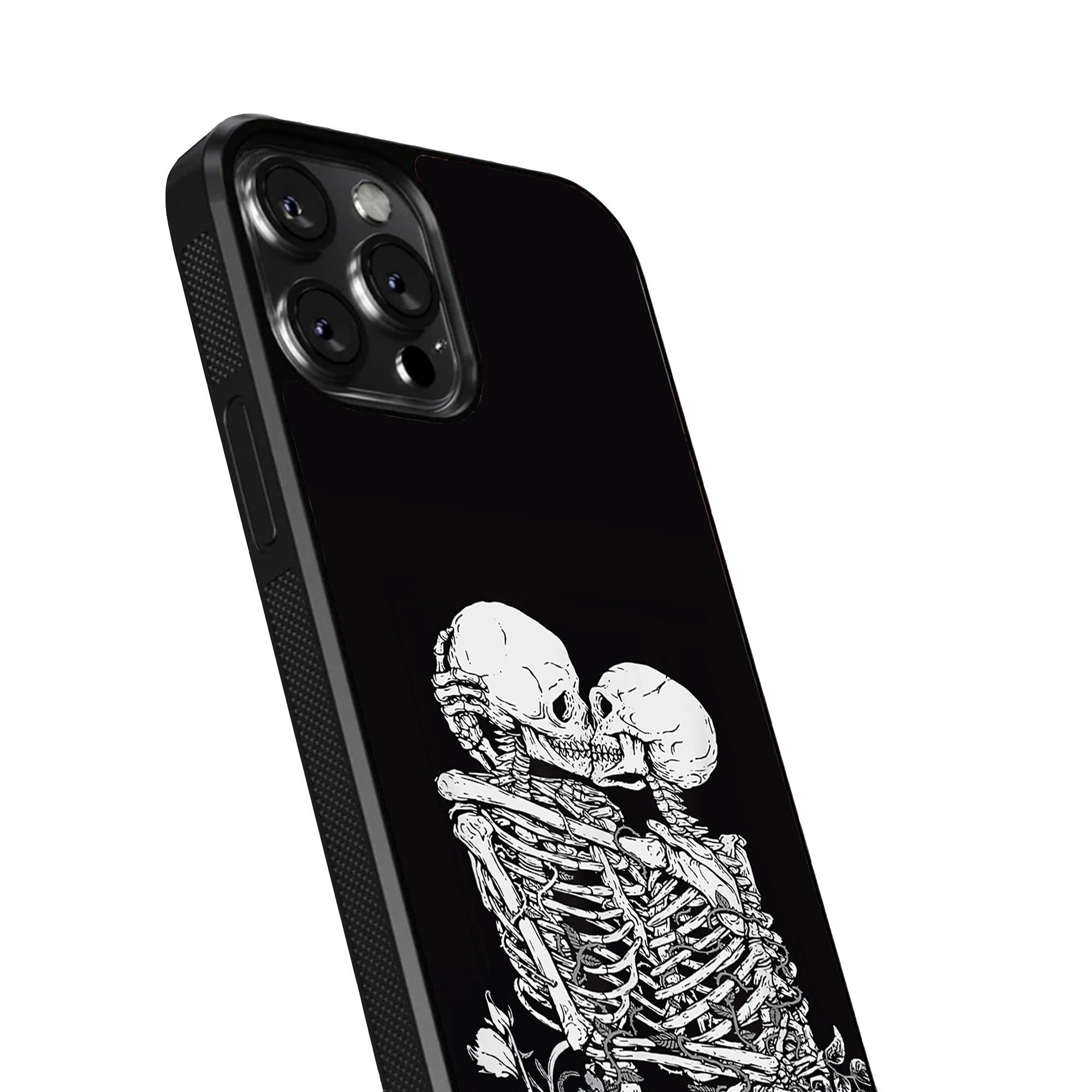 Aesthetic Skeleton Skull Spooky Phone Case iPhone Case Cover - Etsy UK