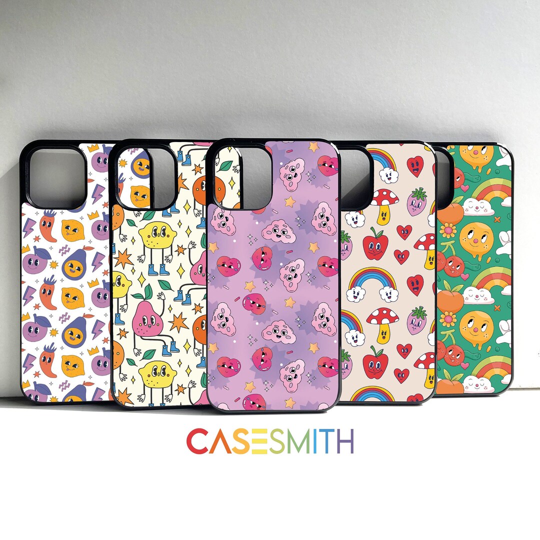 Cute Cool Character Pattern Food Fruit Heart Shoe Phone Case iPhone ...