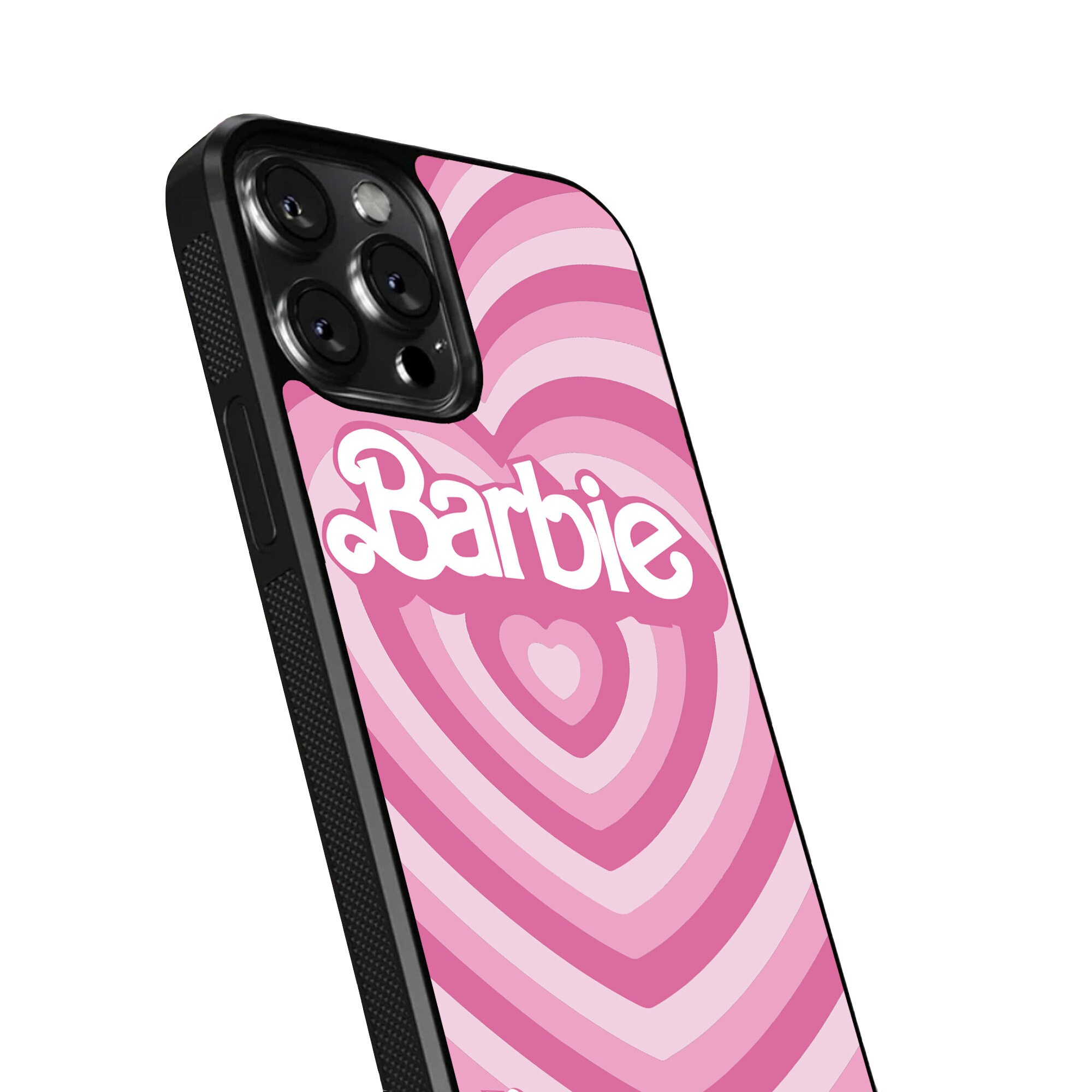 Cute Pink Barbie Ken Aesthetic Phone Case Custom Name iPhone Case Cover ...