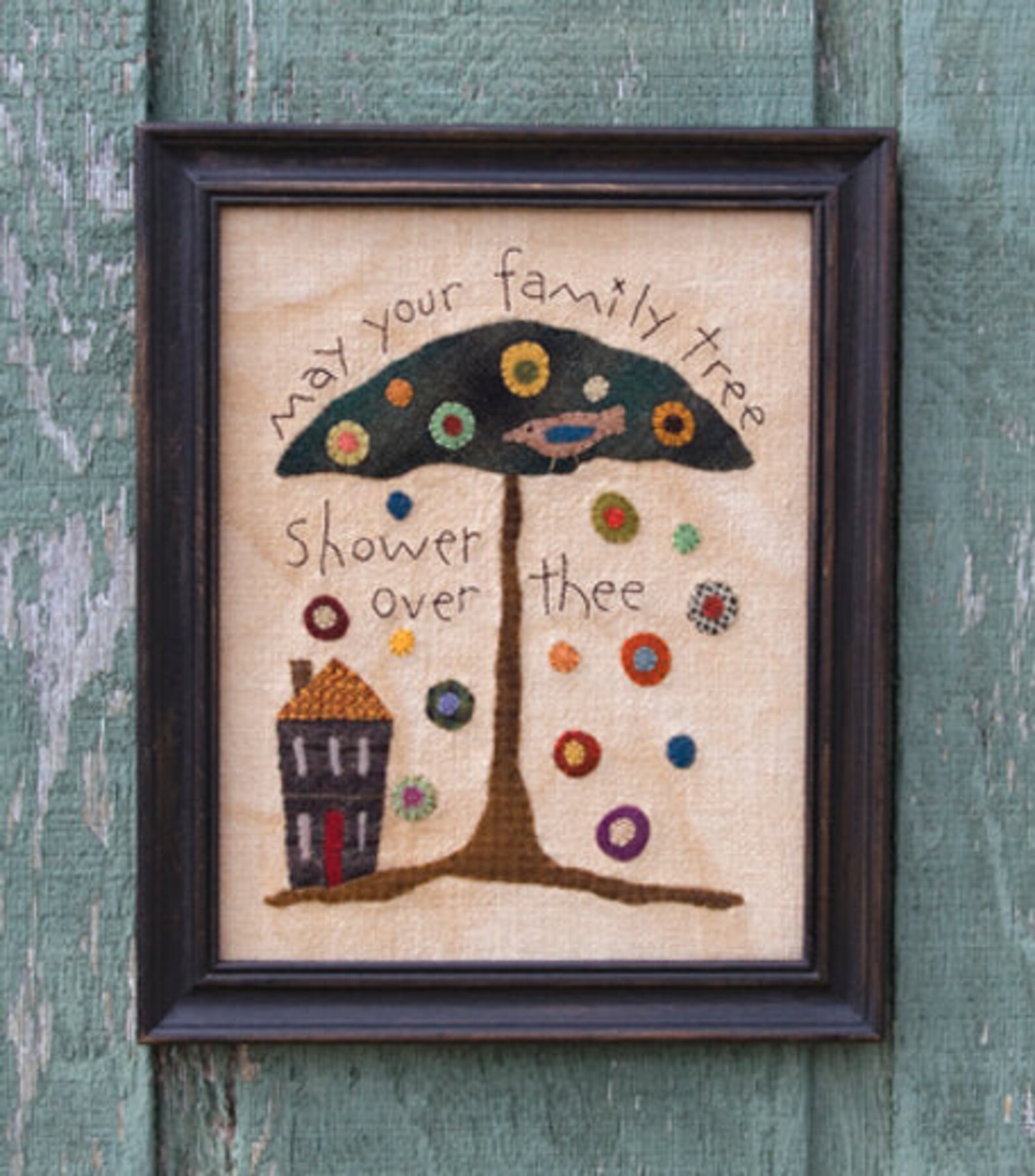 Family Tree Wool Applique Pattern #208 - Etsy