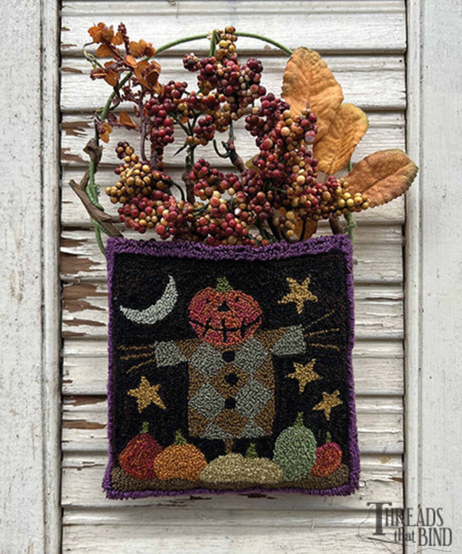 Threads That Bind #725 Night Watchman Punchneedle Pattern - Etsy