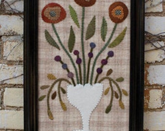 Threads That Bind 302 Tulip Field Punchneedle Pattern Printed on Weaver ...